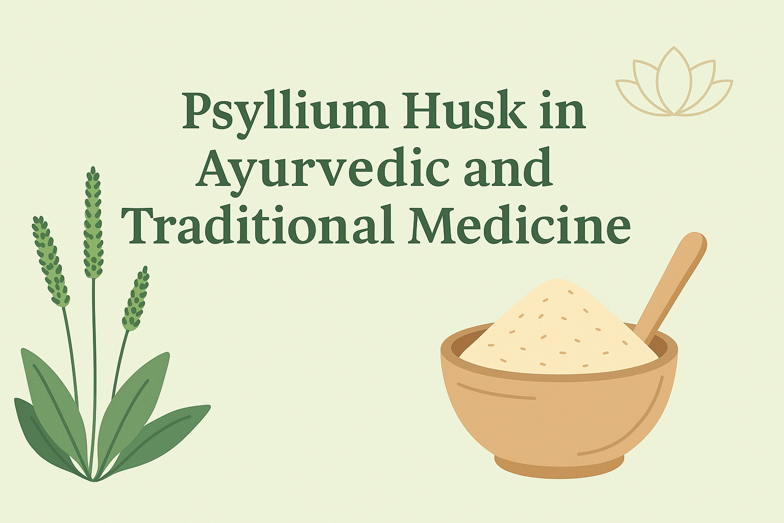 Psyllium Husk in Ayurvedic and Traditional Medicine - India Psyllium